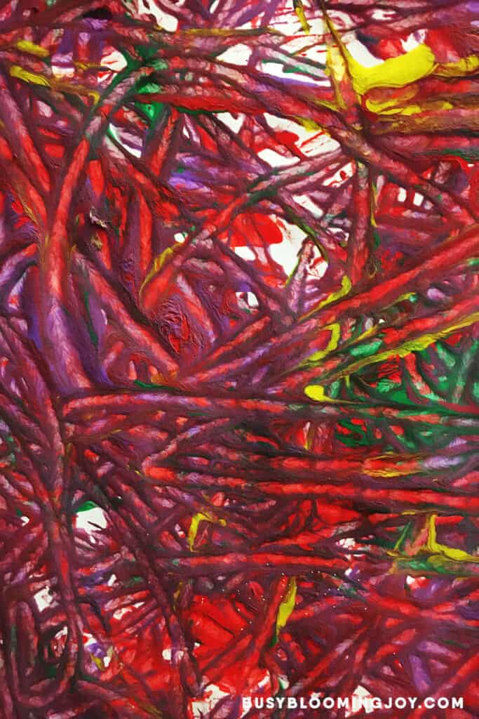 Marble rolling: easy art activity for toddlers & preschoolers (that you ...