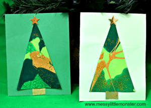 33 Cute Easy DIY Christmas Card Crafts For Kids