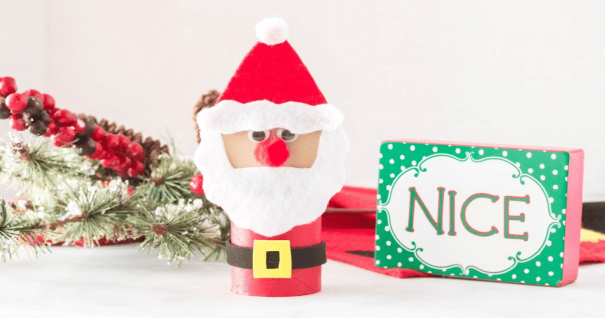41 Easy Santa Claus crafts for toddlers {+ Santa Hat Crafts}