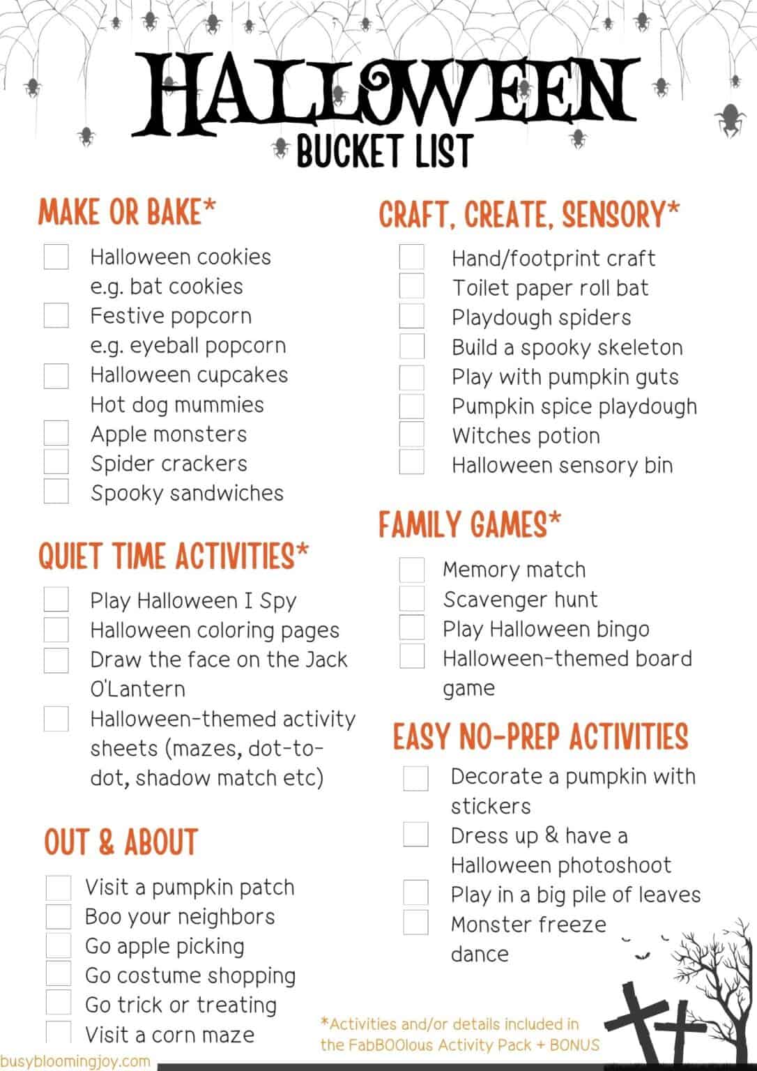 Halloween Activity Pack
