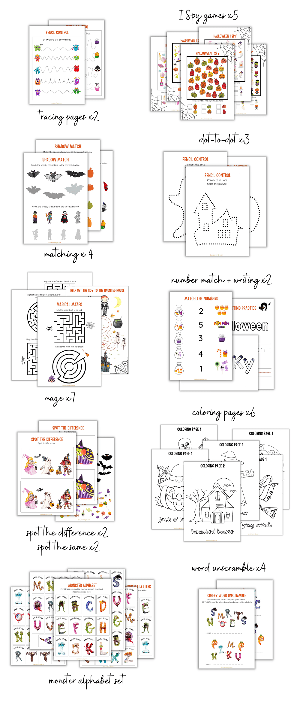 Halloween Activity Pack
