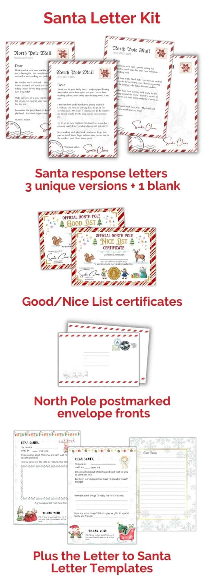 Santa Claus's real mailing address + FREE Santa letter templates (and ...