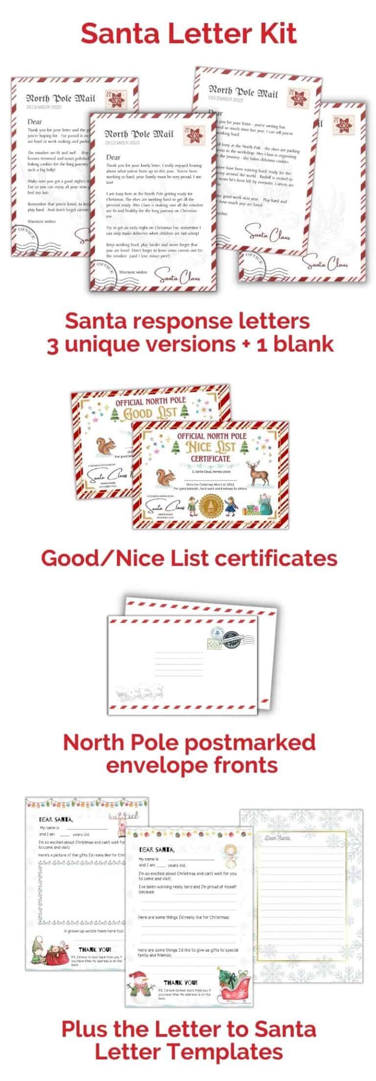 Santa Claus's real mailing address + FREE Santa letter templates (and ...