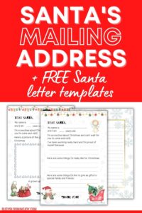 Santa Claus's real mailing address + FREE Santa letter templates (and ...