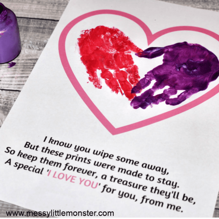 35 Best (And Cutest) Valentines Handprint Art Ideas For Toddlers