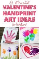 35 Best (And Cutest) Valentines Handprint Art Ideas For Toddlers