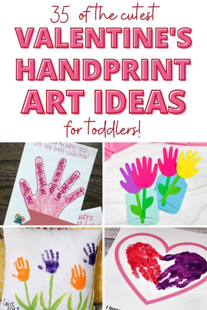 35 Best (And Cutest) Valentines Handprint Art Ideas For Toddlers