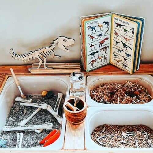 21 Fun & Easy Dinosaur Sensory Activities (inc Dinosaur Sensory Bin ...