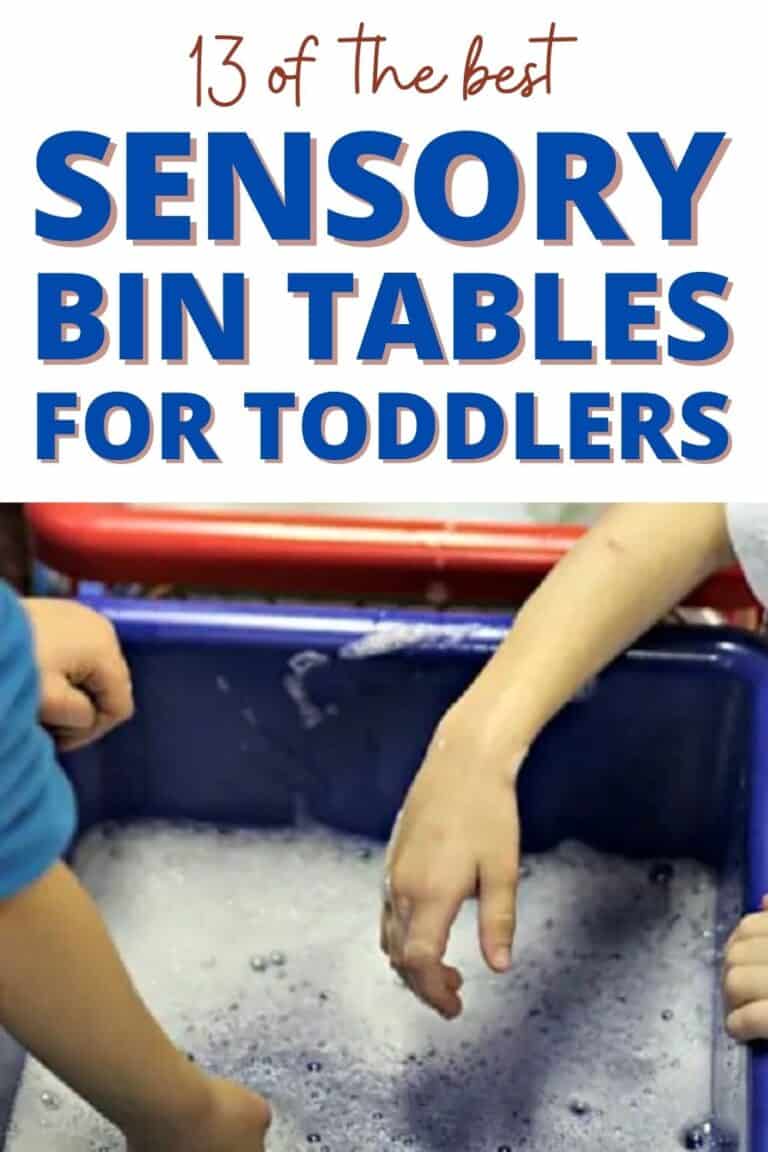 15 Best Sensory Bin Tables for Toddlers {+Sensory Table Ideas}