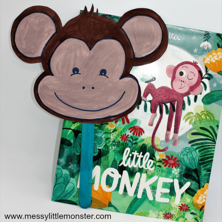 35 Simple Monkey Crafts & Activities for Preschoolers