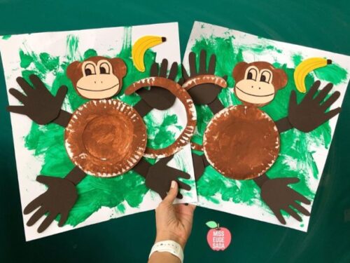 35 Simple Monkey Crafts & Activities for Preschoolers