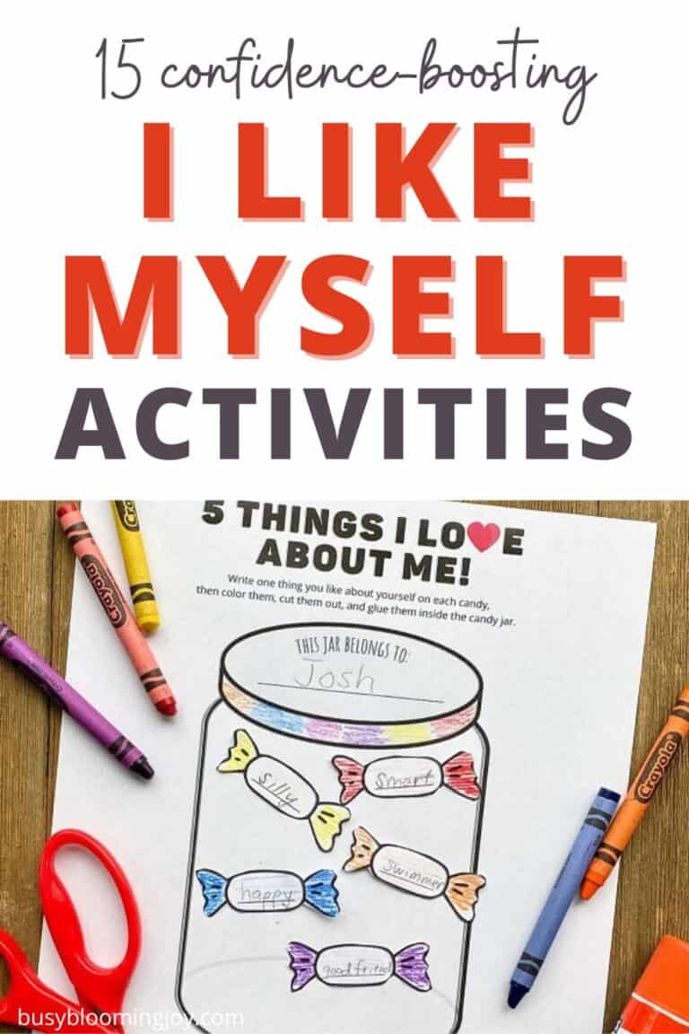 15 I Like Myself Activities For Preschoolers {Free Worksheet}