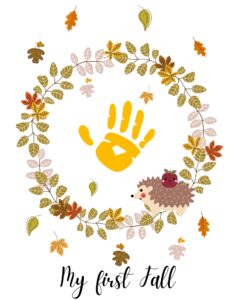 Cute Free Fall Handprint Craft Templates for Babies & Toddlers