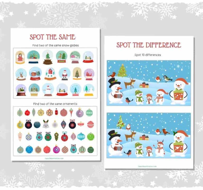 FREE 17 Page Christmas Activity Booklet Printable For Kids
