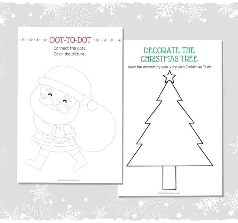 FREE 17 Page Christmas Activity Booklet Printable For Kids