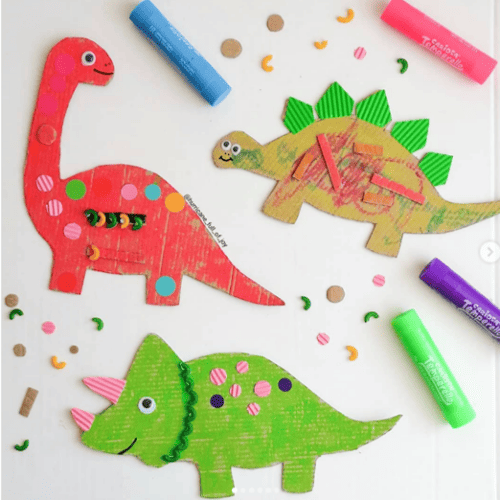 55 Easy Dinosaur Crafts & Activities for Toddlers & Preschoolers