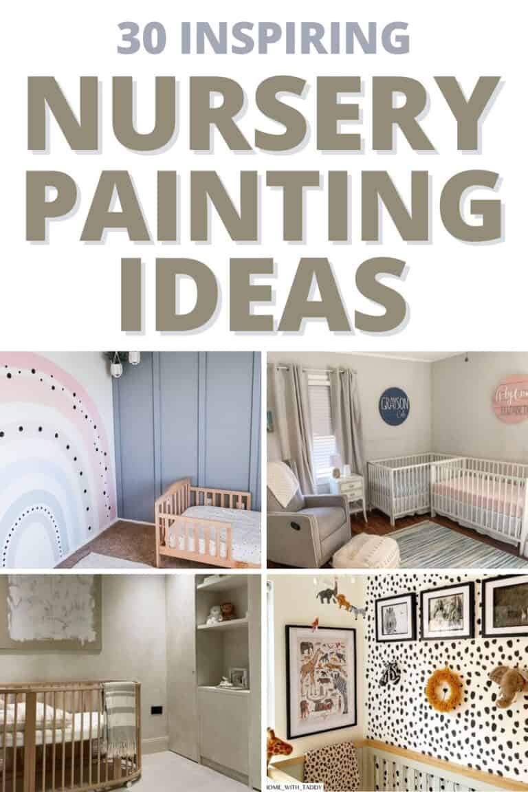 30 Gorgeous Easy Nursery Painting Ideas for Baby Boys, Girls & Toddlers