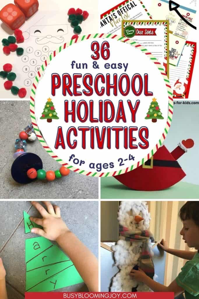 39 Easy Preschool Holiday Activities: Fun, Christmas-Themed Activity ...