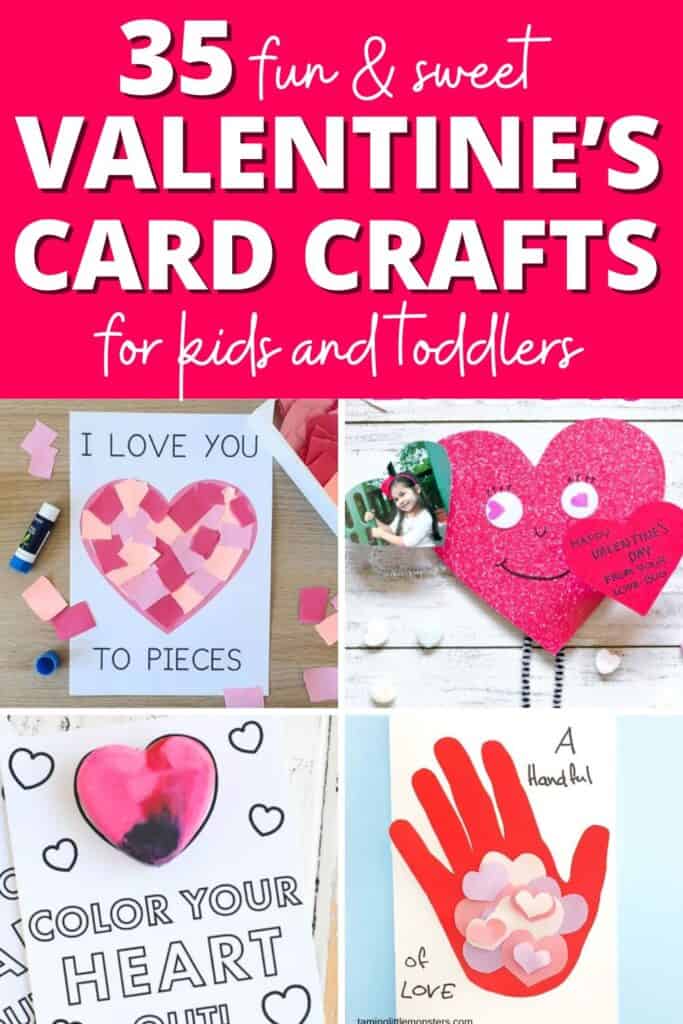 35 Fun, Easy & Cute Valentine's Day Card Crafts for Kids