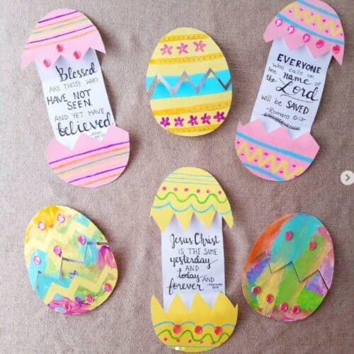 20 Easy Easter Sunday School Crafts & Religious Activities for Kids