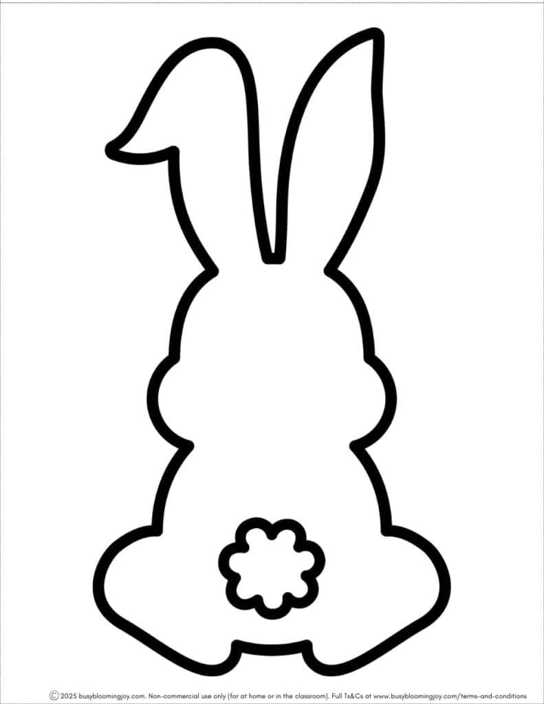 FREE Printable Easter Bunny Templates {9 Different Designs}