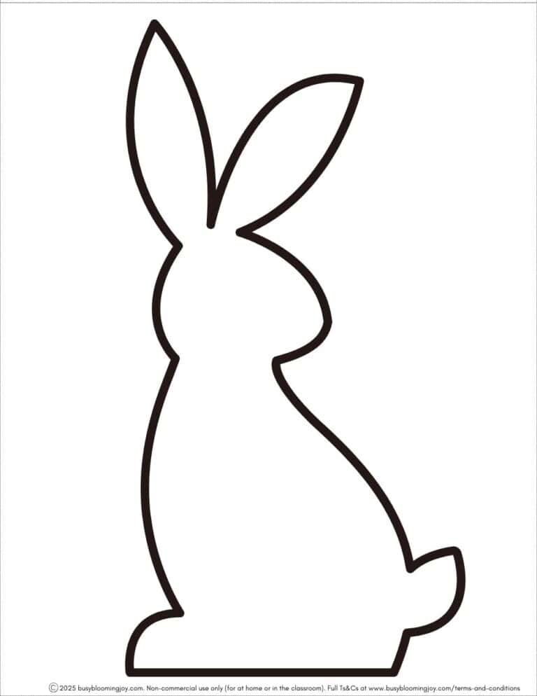 FREE Printable Easter Bunny Templates {9 Different Designs}