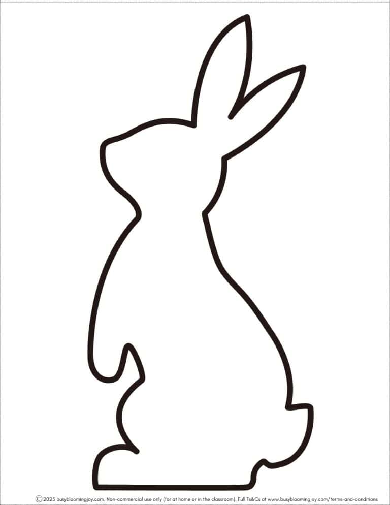 FREE Printable Easter Bunny Templates {9 Different Designs}