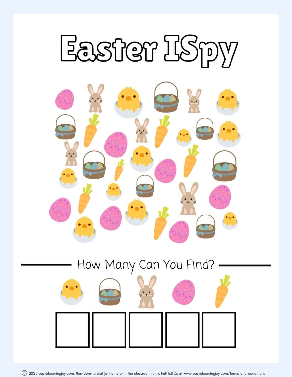 7 Fun FREE Easter Counting Activities & Math Worksheets For Preschoolers