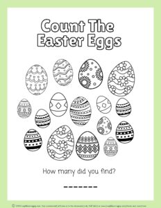 7 Fun FREE Easter Counting Activities & Math Worksheets For Preschoolers