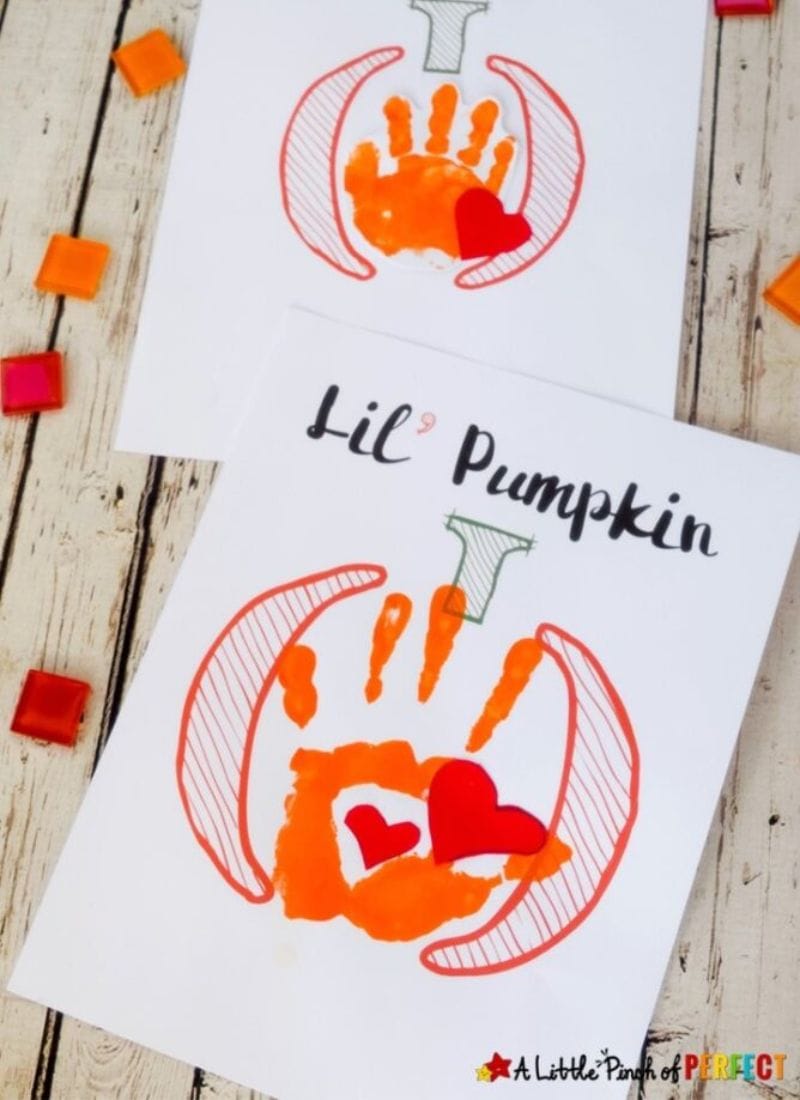 27+ Adorable Fall Handprint Crafts for Kids, Toddlers & Babies too
