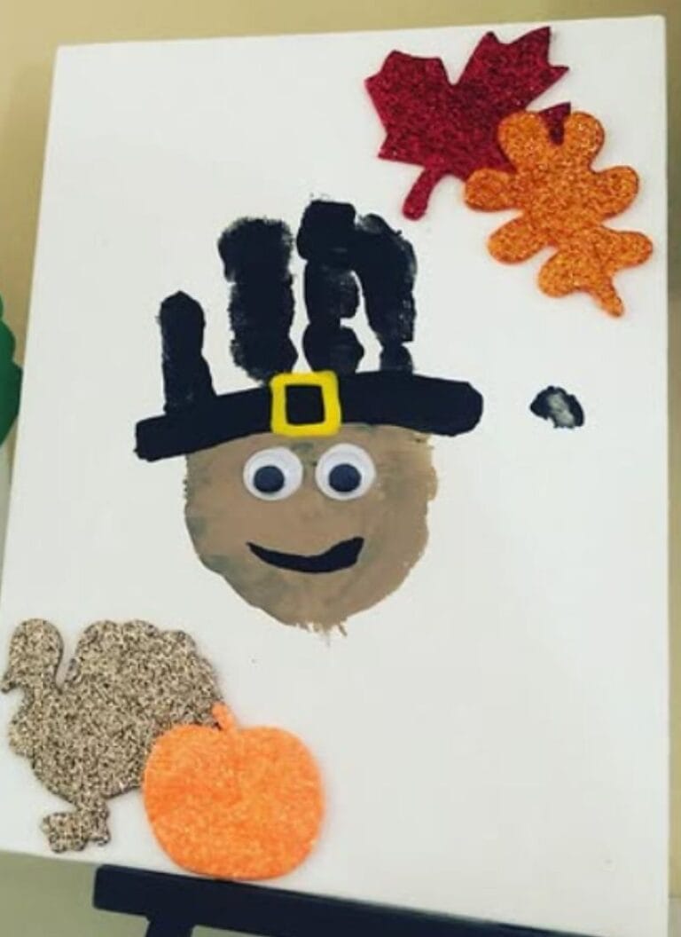 27+ Adorable Fall Handprint Crafts for Kids, Toddlers & Babies too