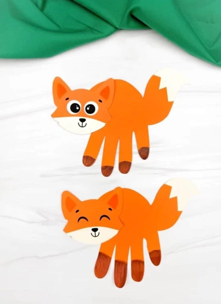 27+ Adorable Fall Handprint Crafts for Kids, Toddlers & Babies too