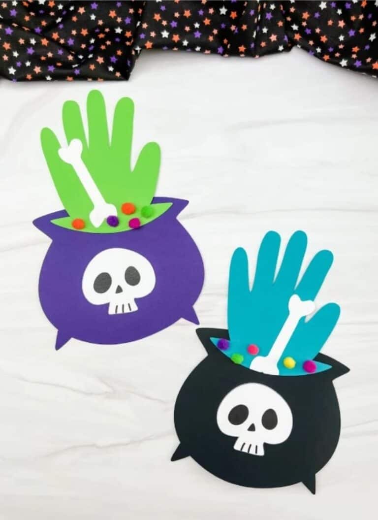 35 Spooktacular Halloween Handprint Crafts for Kids