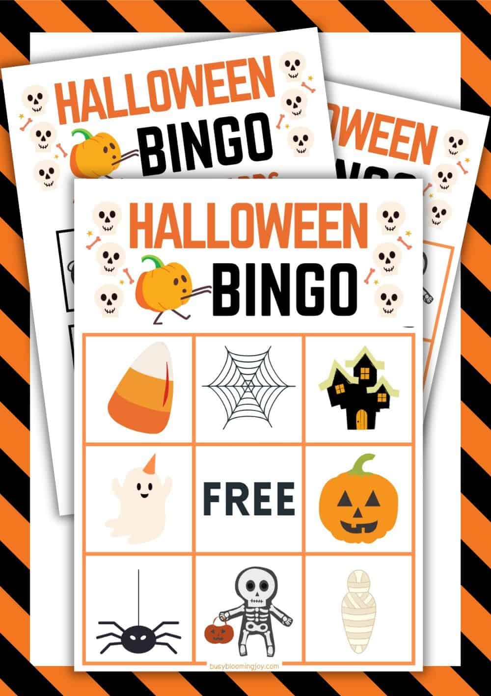 FREE Printable Halloween Bingo Cards {2 Spooky Sets}