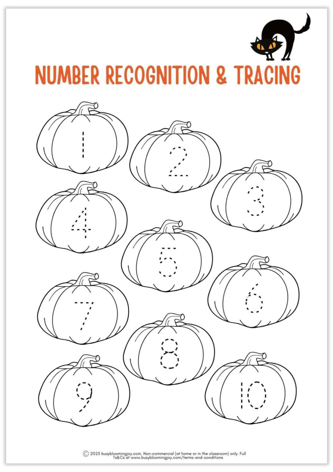 13+ FREE Halloween Worksheets for Preschool – Number Fun, Puzzles & More!