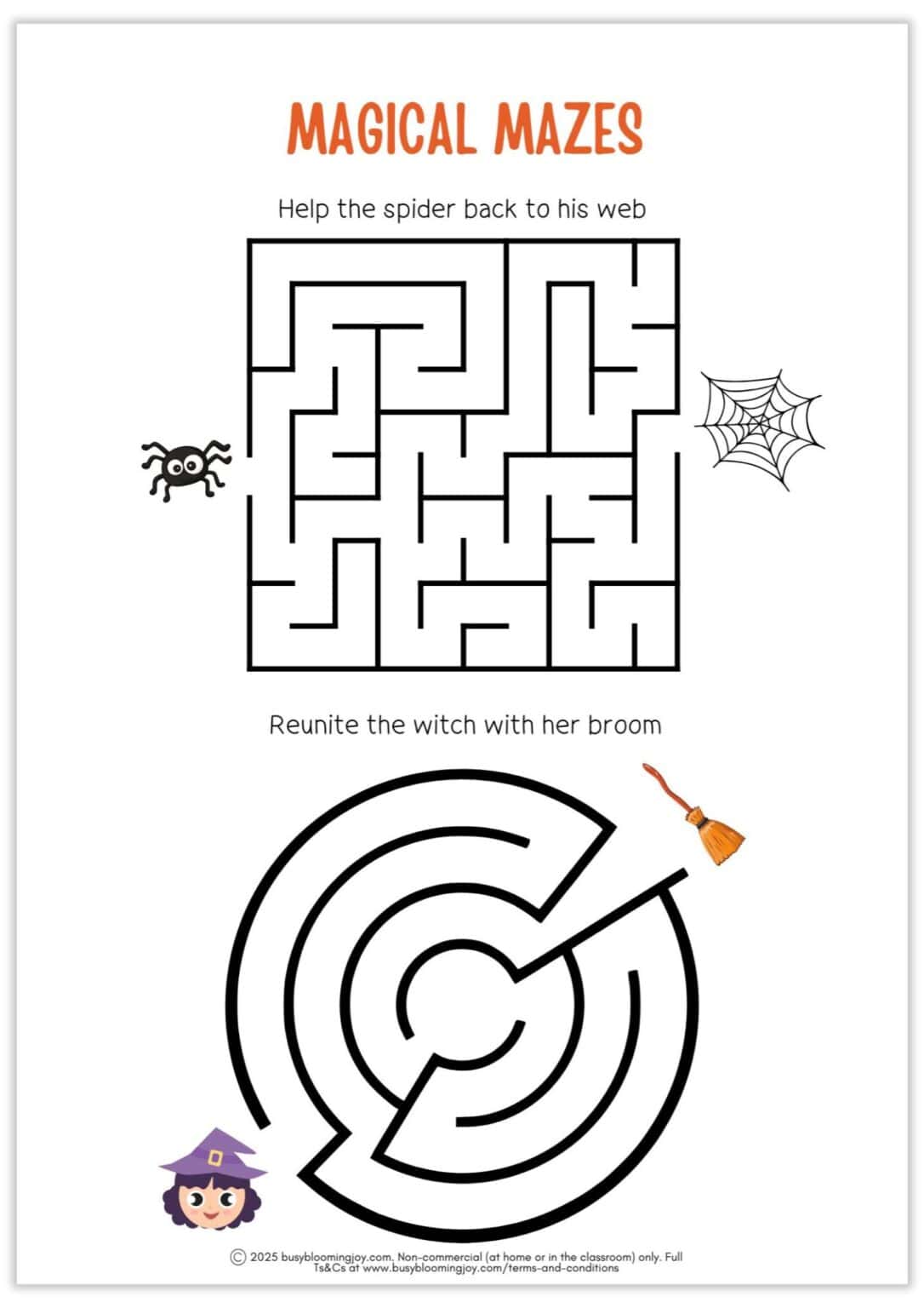 13+ FREE Halloween Worksheets for Preschool – Number Fun, Puzzles & More!