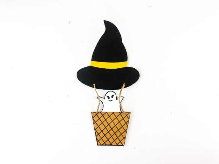 Hot Air Balloon Ghost Craft for Halloween