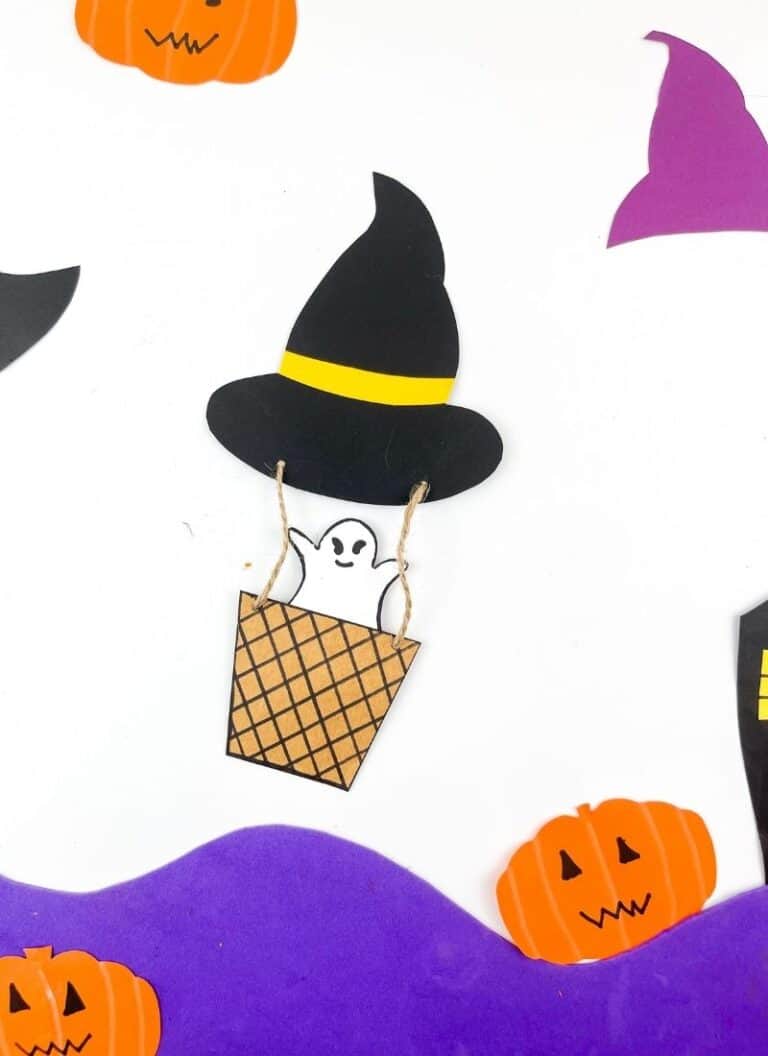 Hot Air Balloon Ghost Craft for Halloween