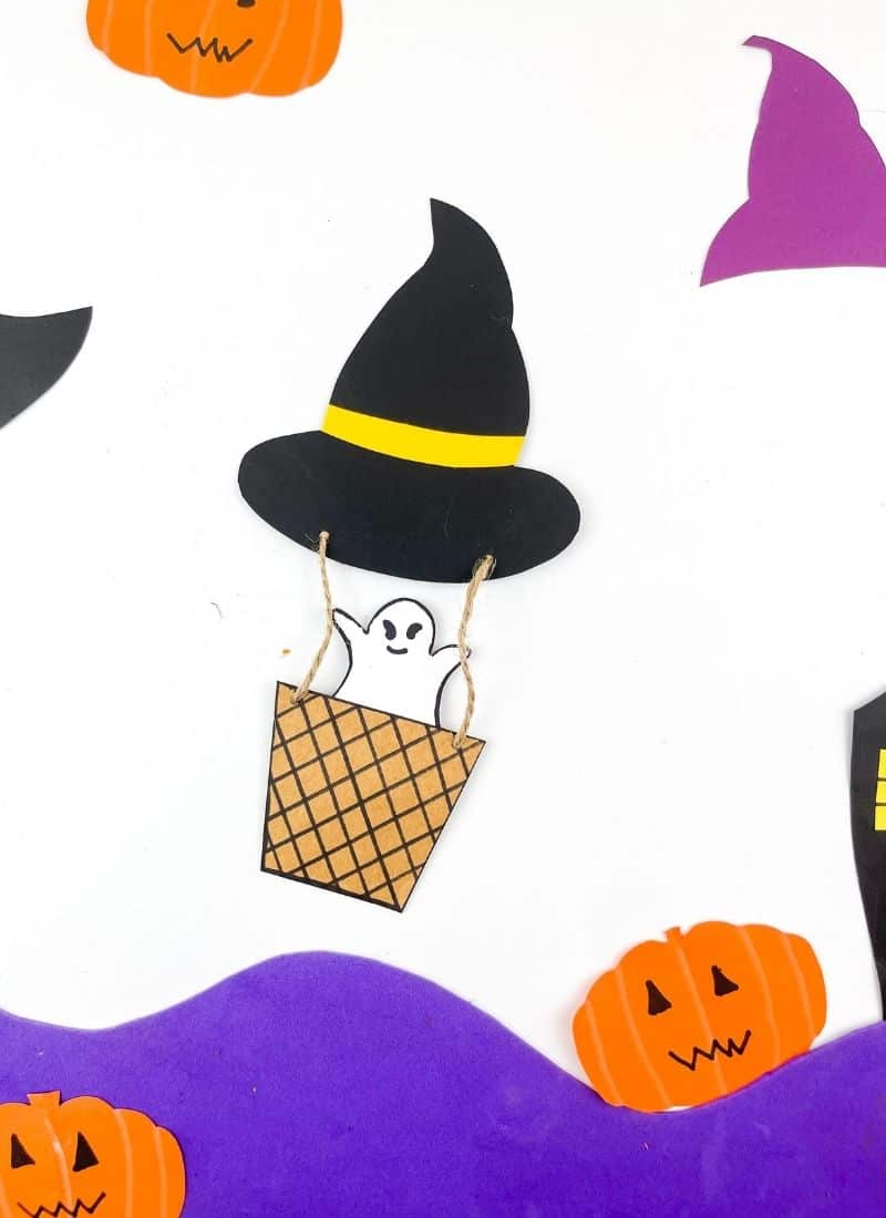Hot Air Balloon Ghost Craft for Halloween