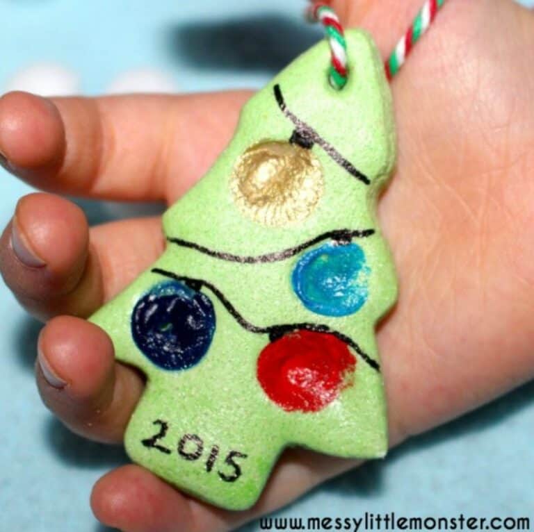 25 Adorable Salt Dough Christmas Ornaments Kids Can Make This Holiday