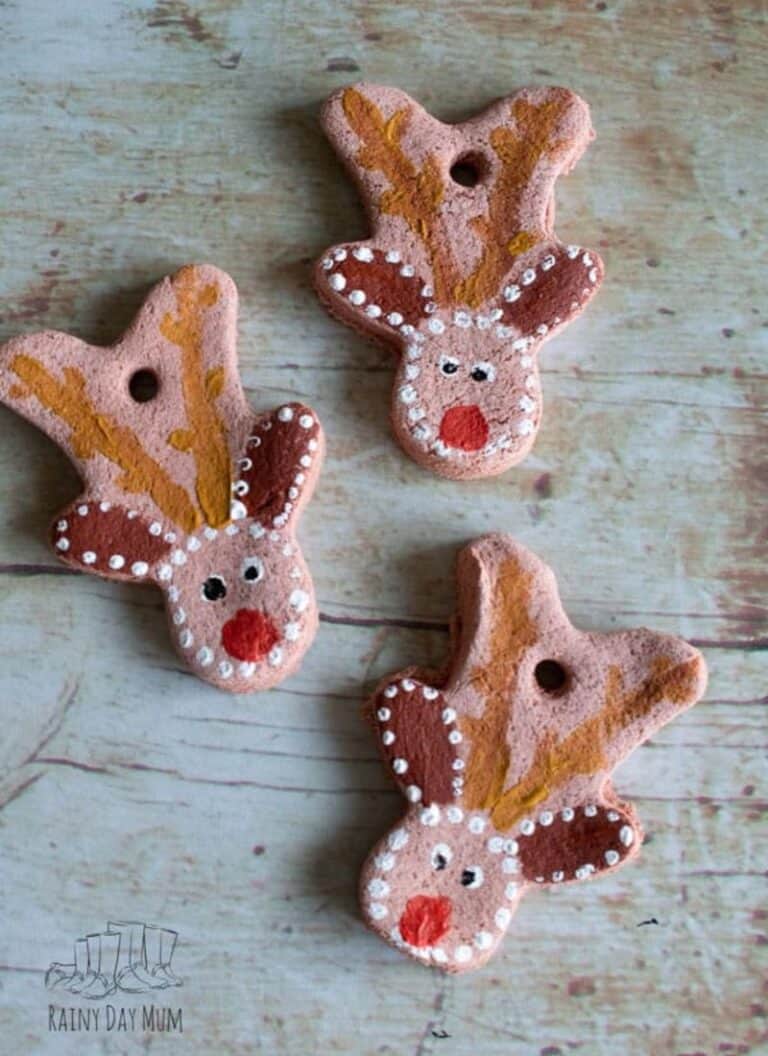 25 Adorable Salt Dough Christmas Ornaments Kids Can Make This Holiday