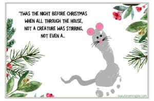12 Cute Printable Christmas Handprint & Footprint Art Templates (FREE ...