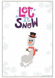 12 Cute Printable Christmas Handprint & Footprint Art Templates (FREE ...