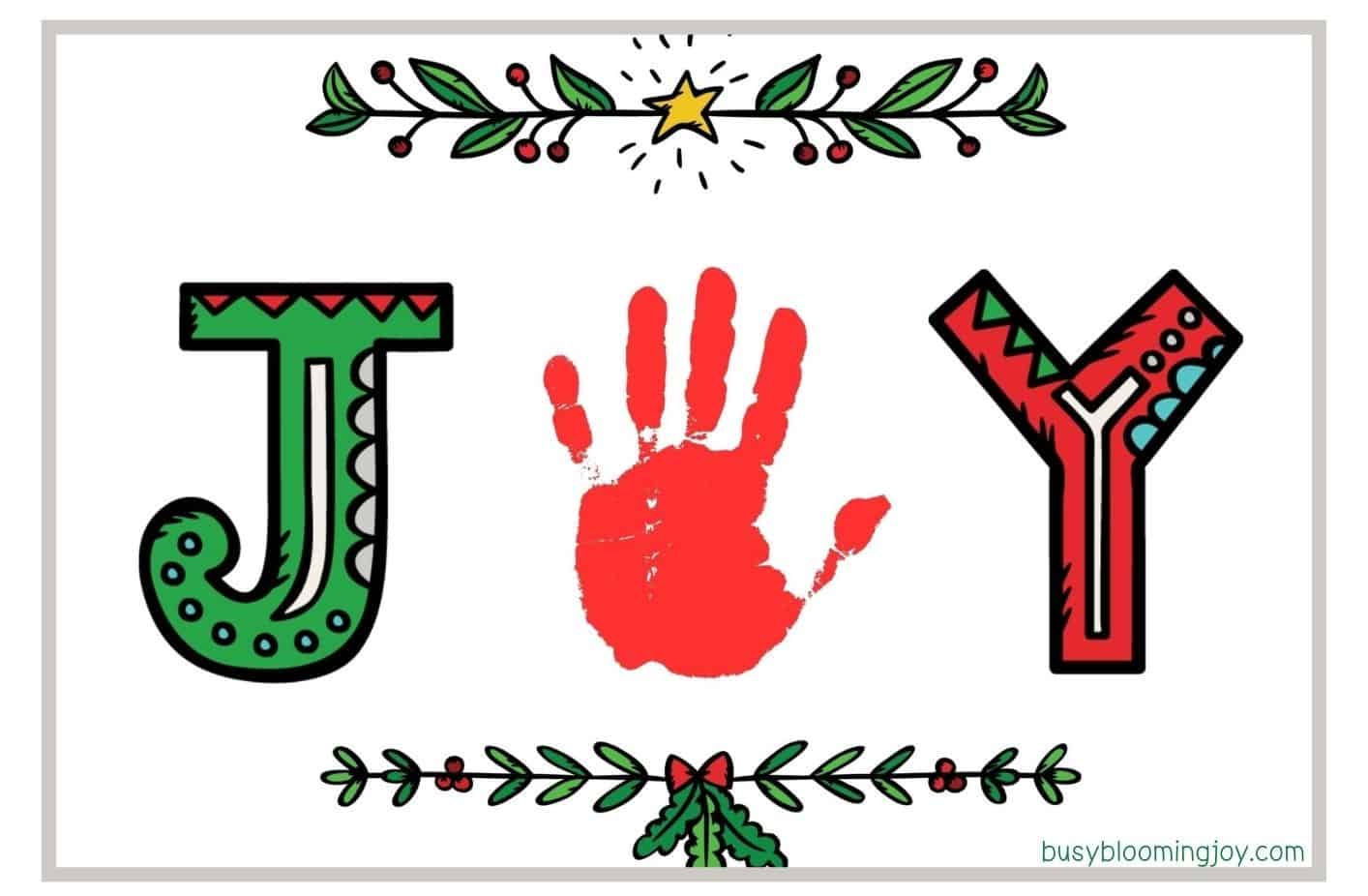 12 Cute Printable Christmas Handprint & Footprint Art Templates (FREE ...