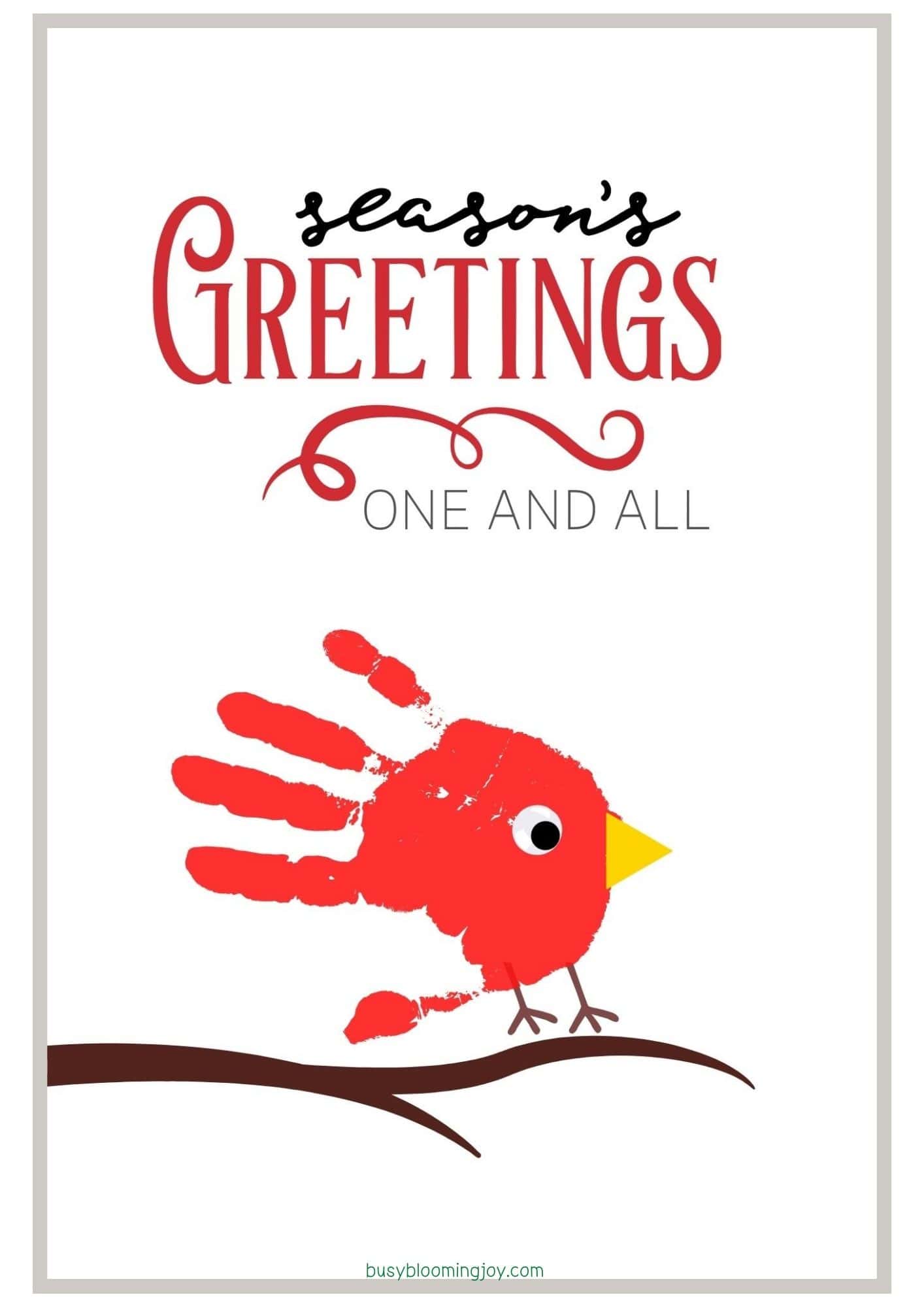 12 Cute Printable Christmas Handprint & Footprint Art Templates (FREE ...