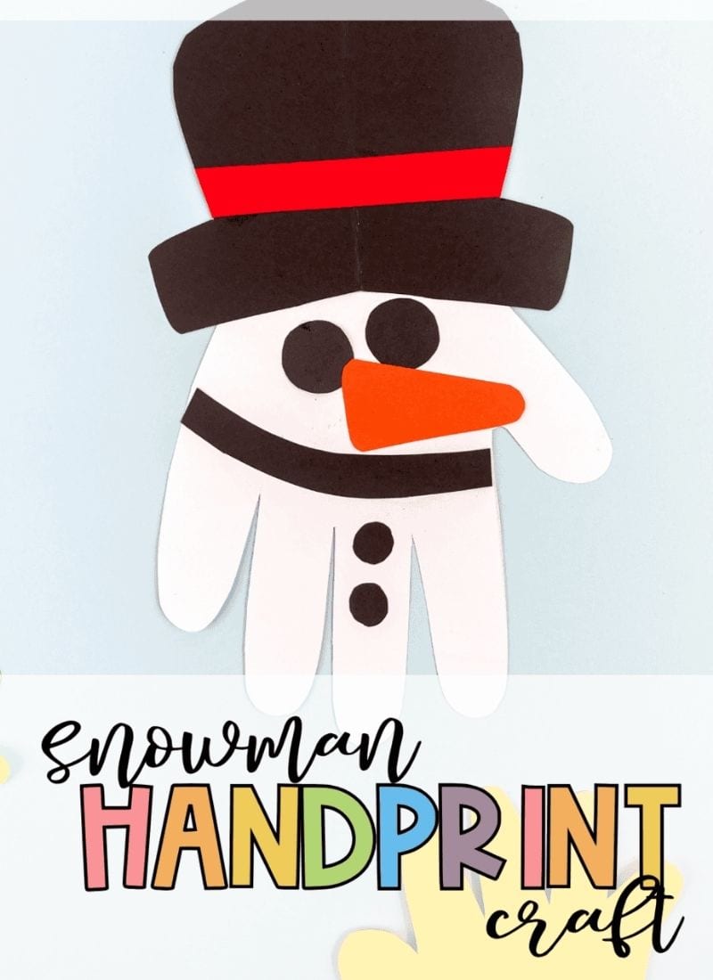 30 Festive Christmas Handprint Crafts for Kids to Make