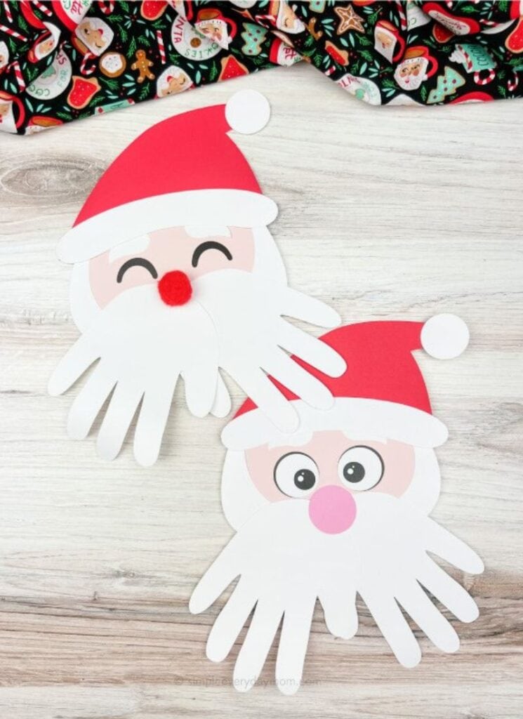 30 Festive Christmas Handprint Crafts for Kids to Make