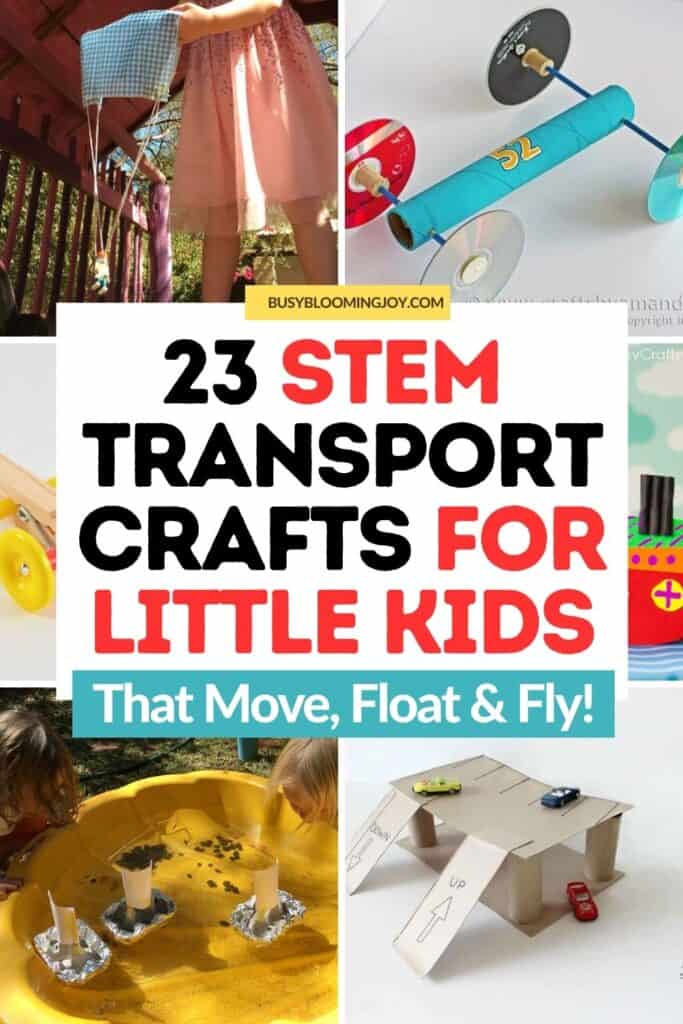 23 Engaging Transport STEM Crafts for Little Kids That Move, Float & Fly!