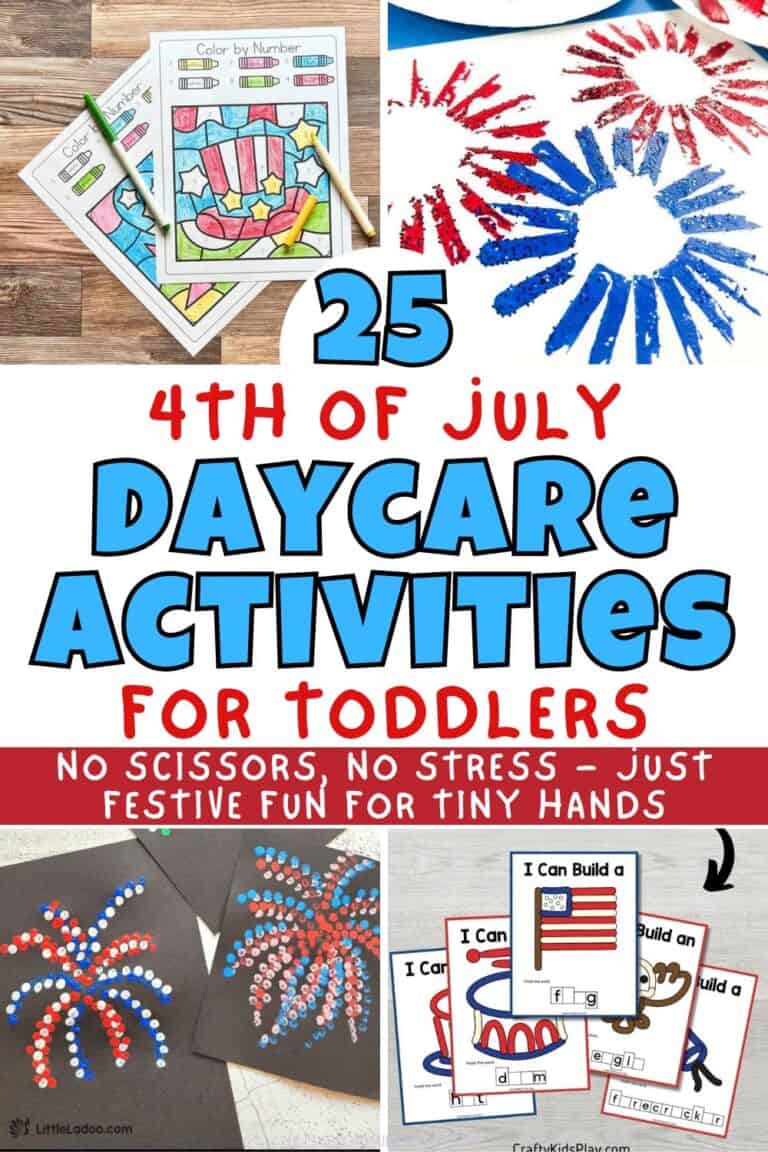 15 Easy 4th of July Crafts for Toddlers In Daycare & Preschool